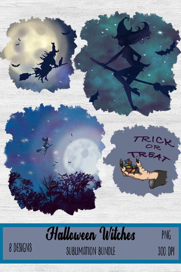 Sublimation Halloween witch