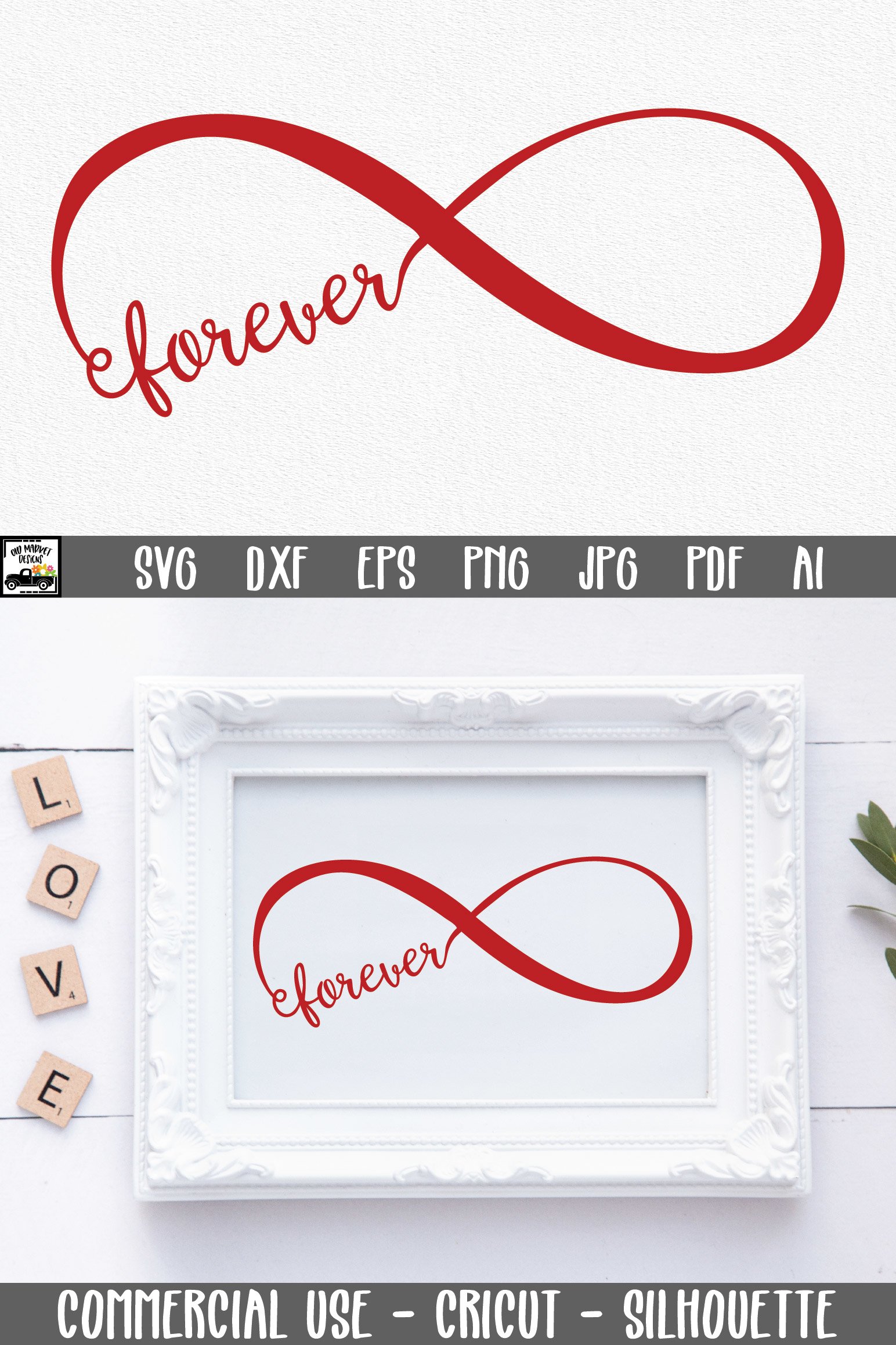 Forever Infinity SVG File - Valentine SVG File