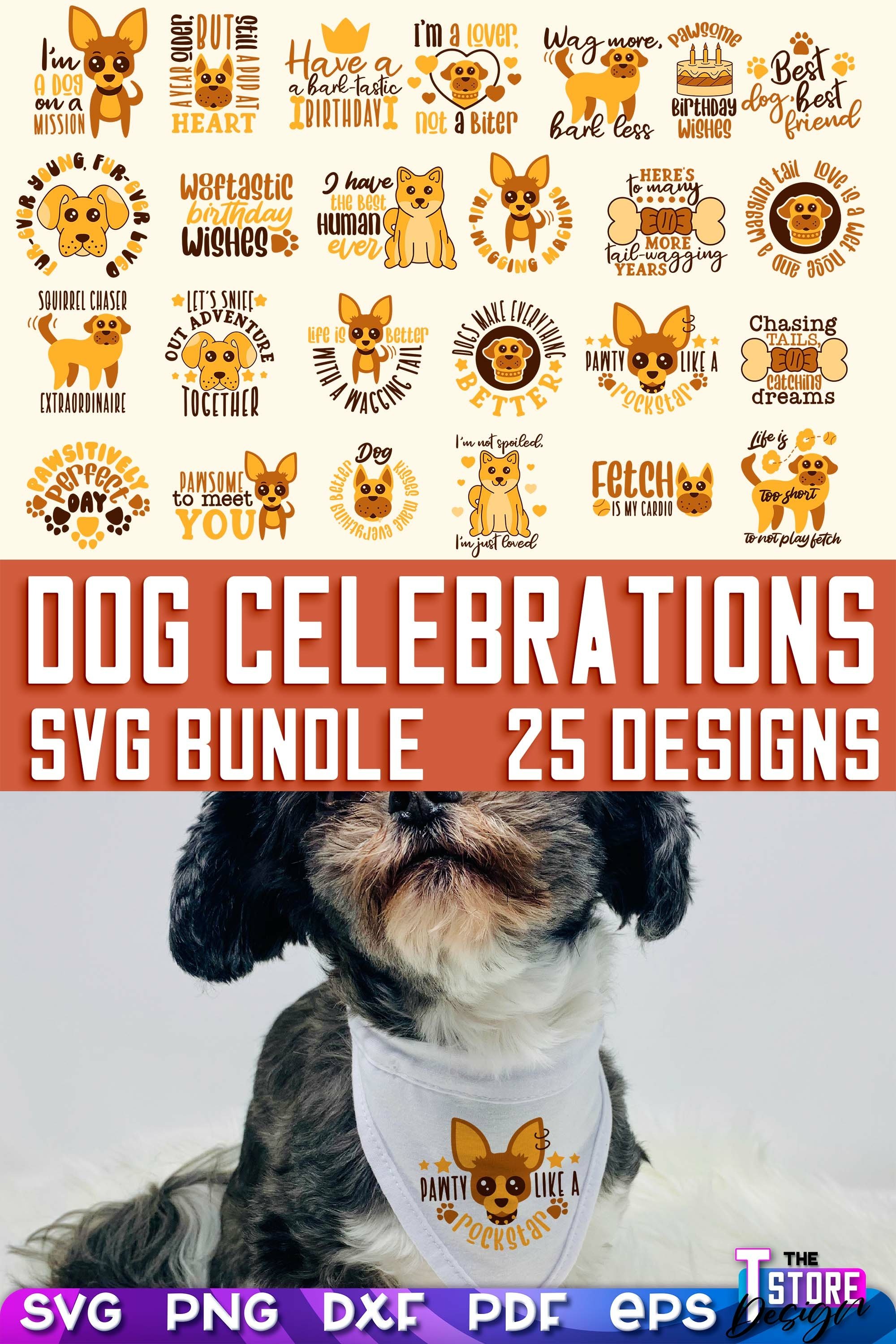 Dog Celebrations SVG Design | Dog SVG Quotes | Dog (2660488)