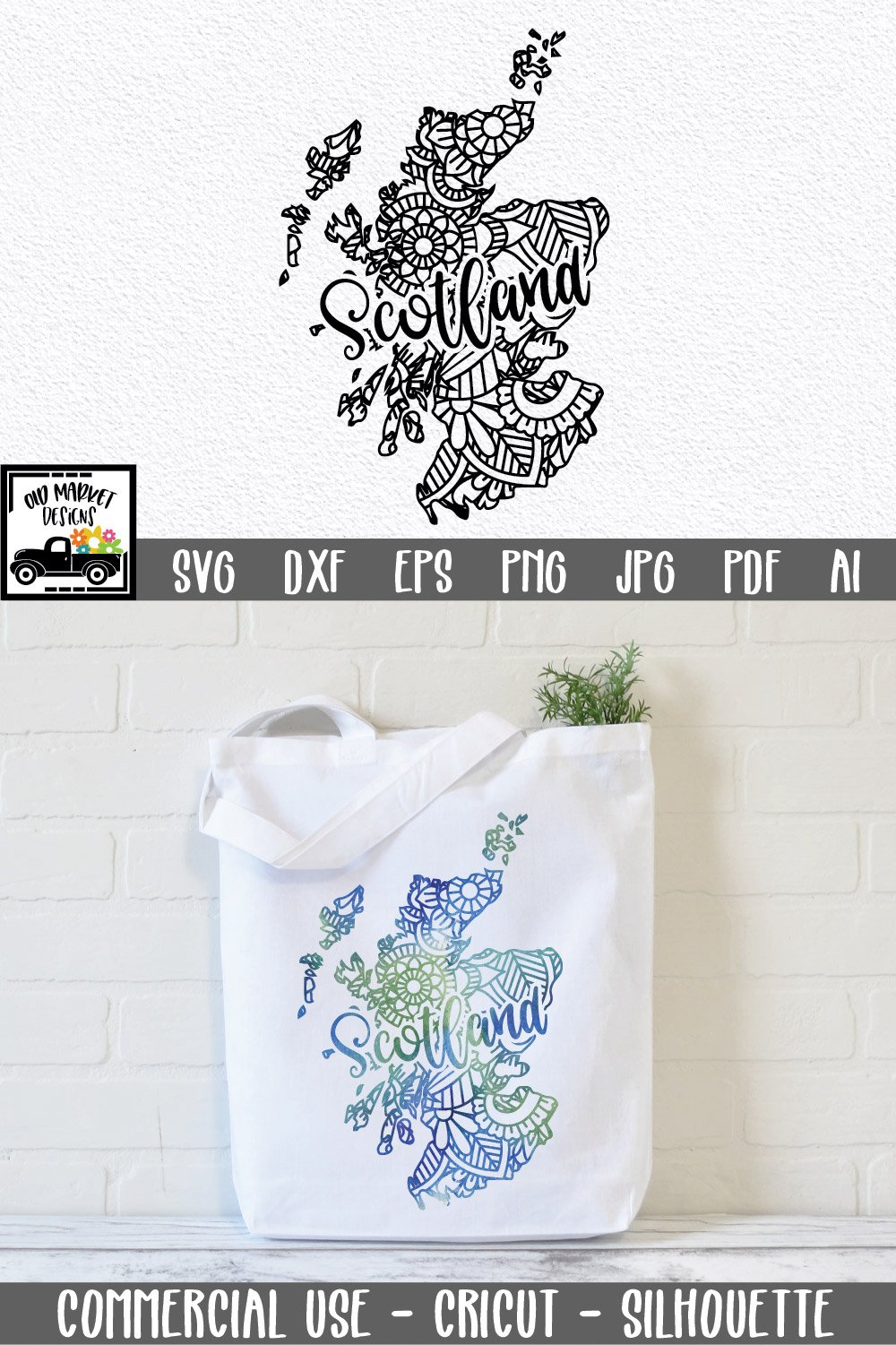 Scotland SVG File - Scotland Mandala Design (1175059)