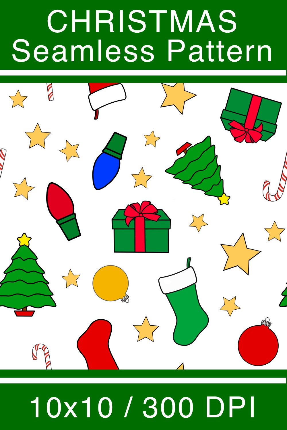 Christmas Designs Seamless Pattern, Christmas Digital Paper