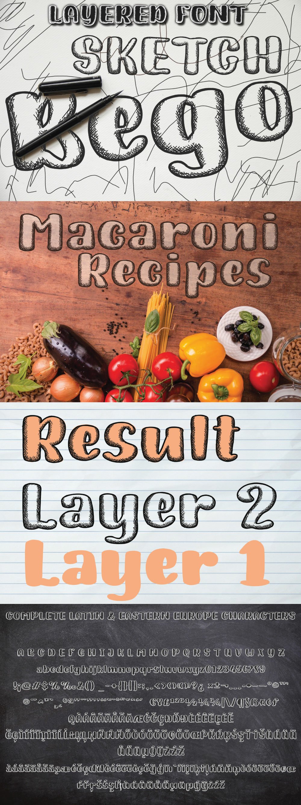 Sketch Bego | Handwritten Font