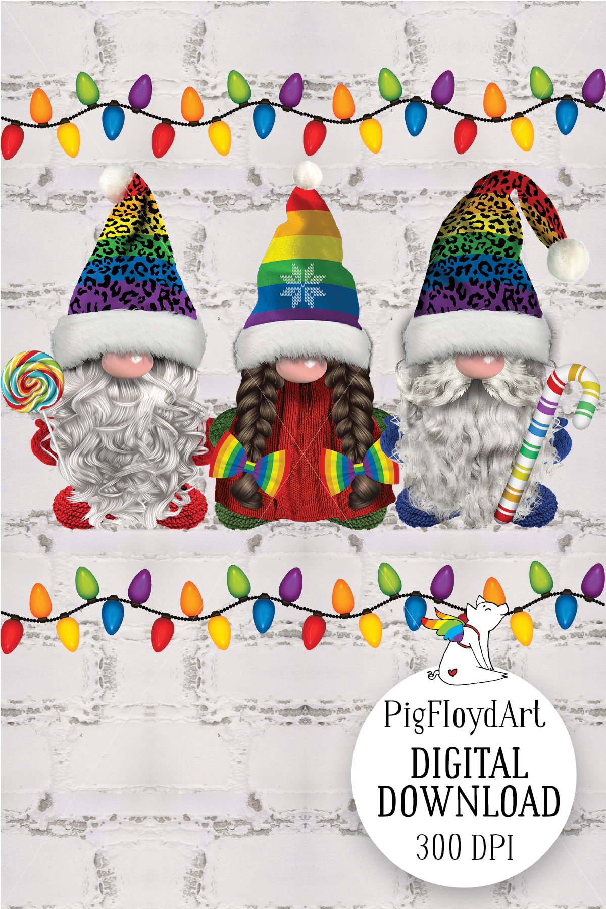 Christmas LGBT Clipart, Xmass lgbt, Rainbow Christmas