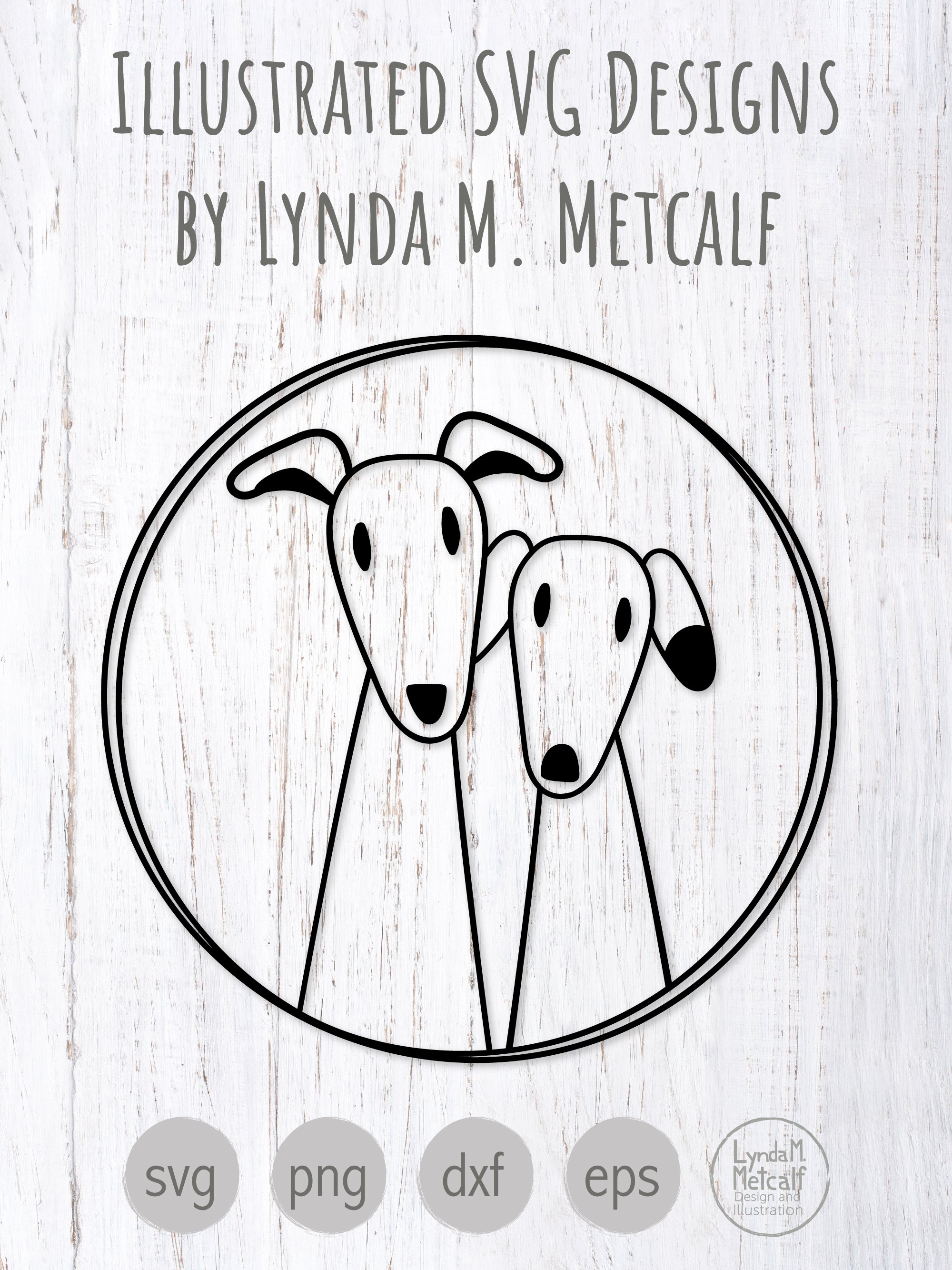 Dog Friends Svg, Whippet Dog Svg,