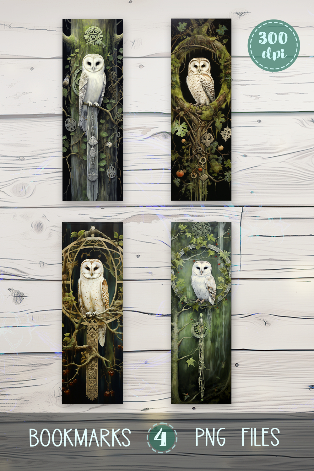 Bookmarks design - Magical Owls Native American (5520722)