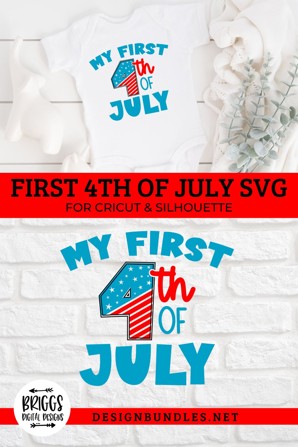 My First 4th of July SVG | Independence Day cut file