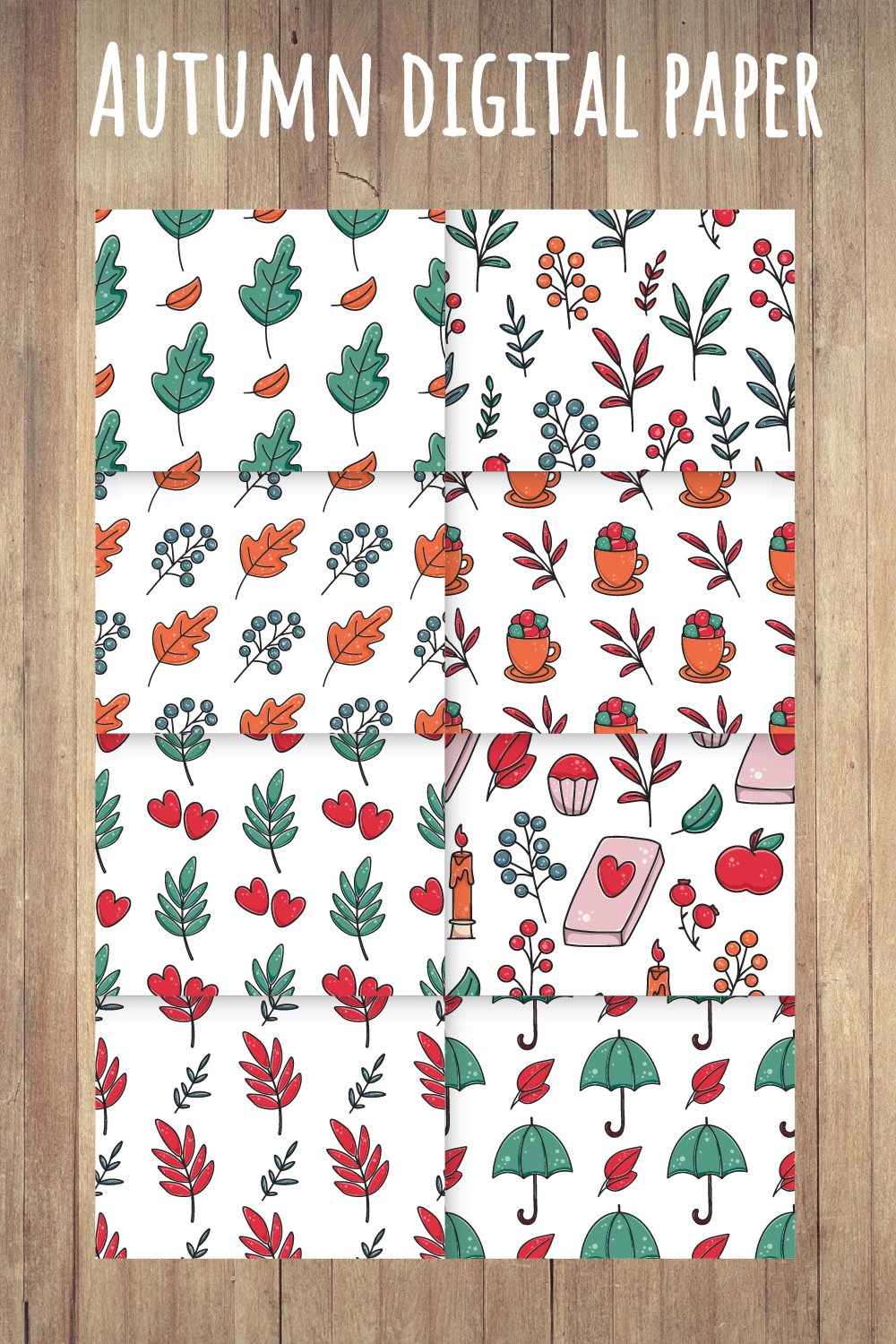 pumpkins digital paper