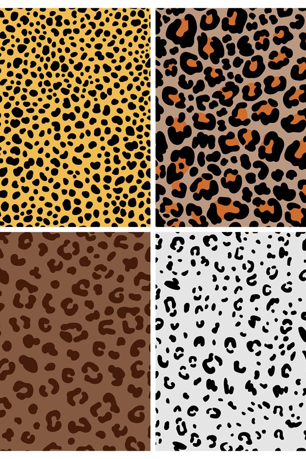 Spotted cat fur patterns