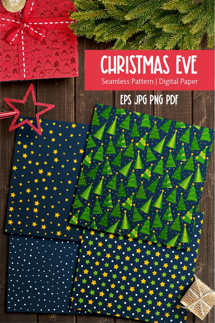 Christmas Eve | Seamless Pattern | Digital Paper (1051146)