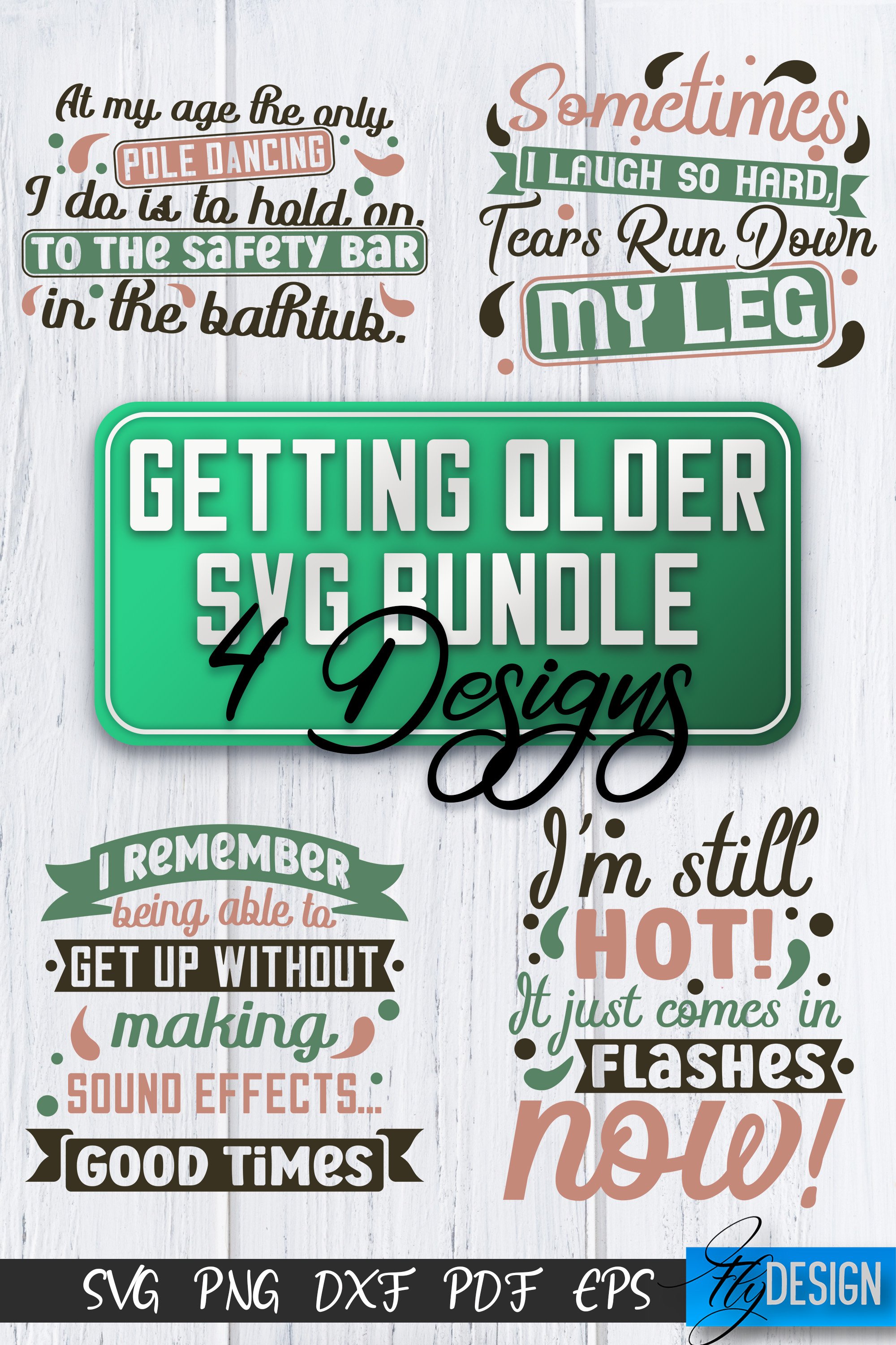 Getting Olders SVG Bundle | Getting Old Funny (2121153)