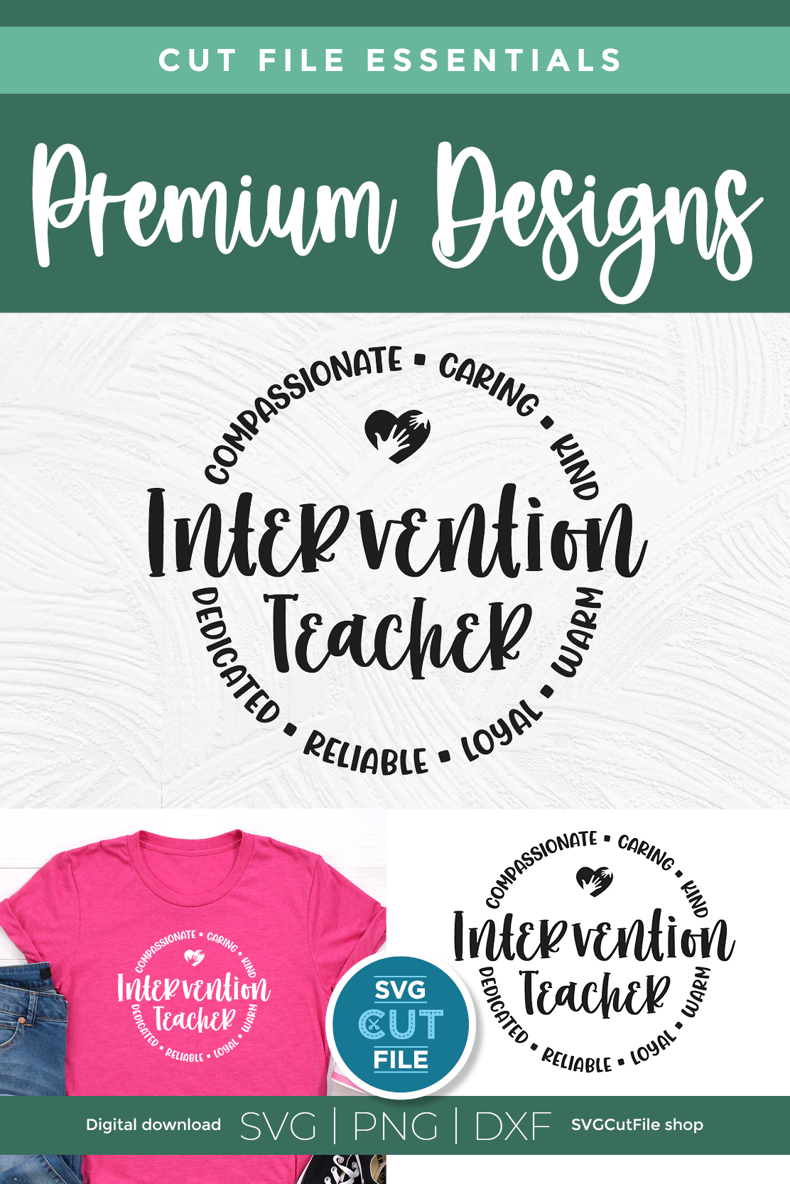 Intervention Teacher SVG for crafters