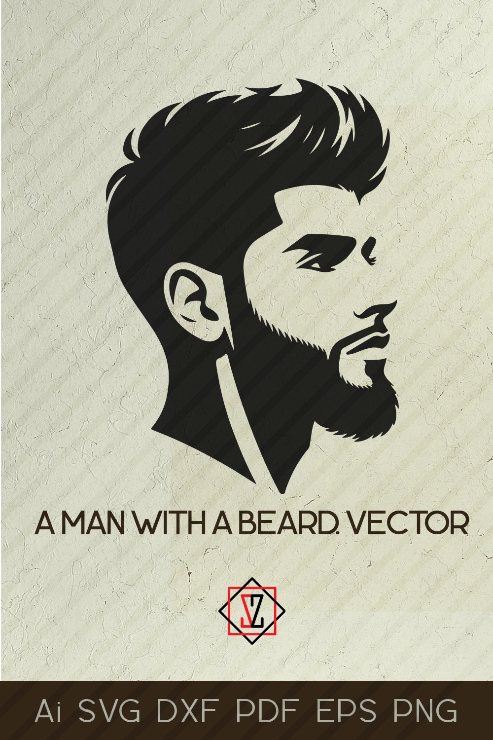 Man with beard in profile