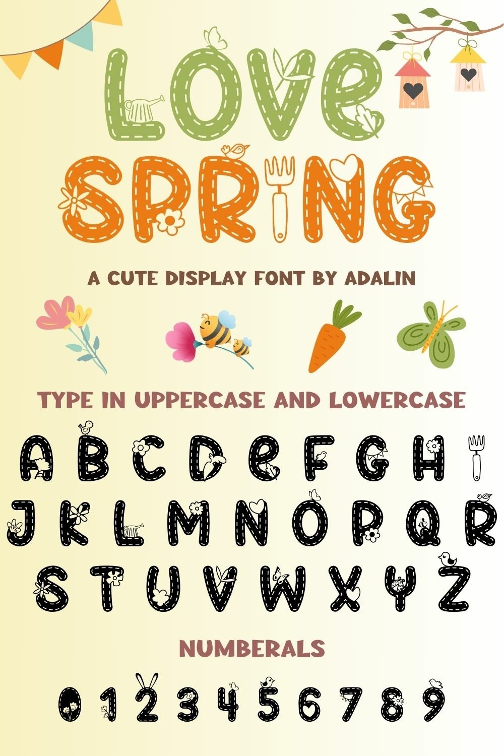 Love Spring - Display font