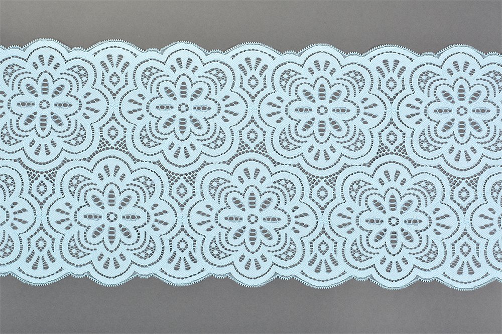 blue straight strip of lace fabric. Texture for (801263)