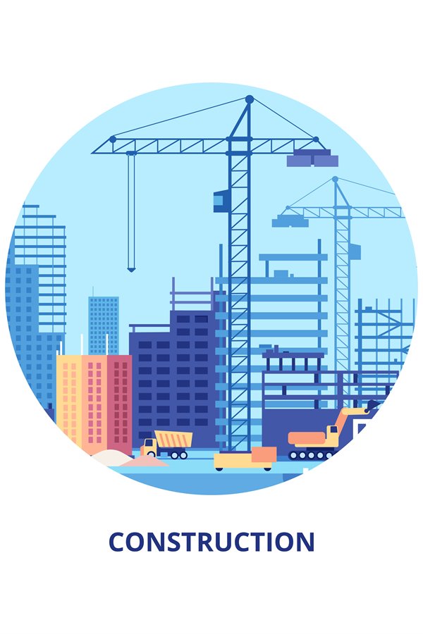 Building house. Work process of buildings (965948)