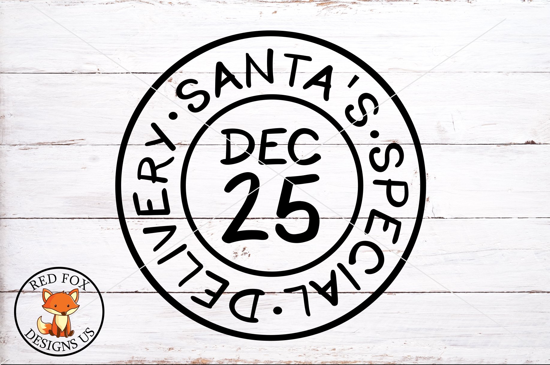 Santa's Special Delivery SVG | Christmas SVG | Postage SVG