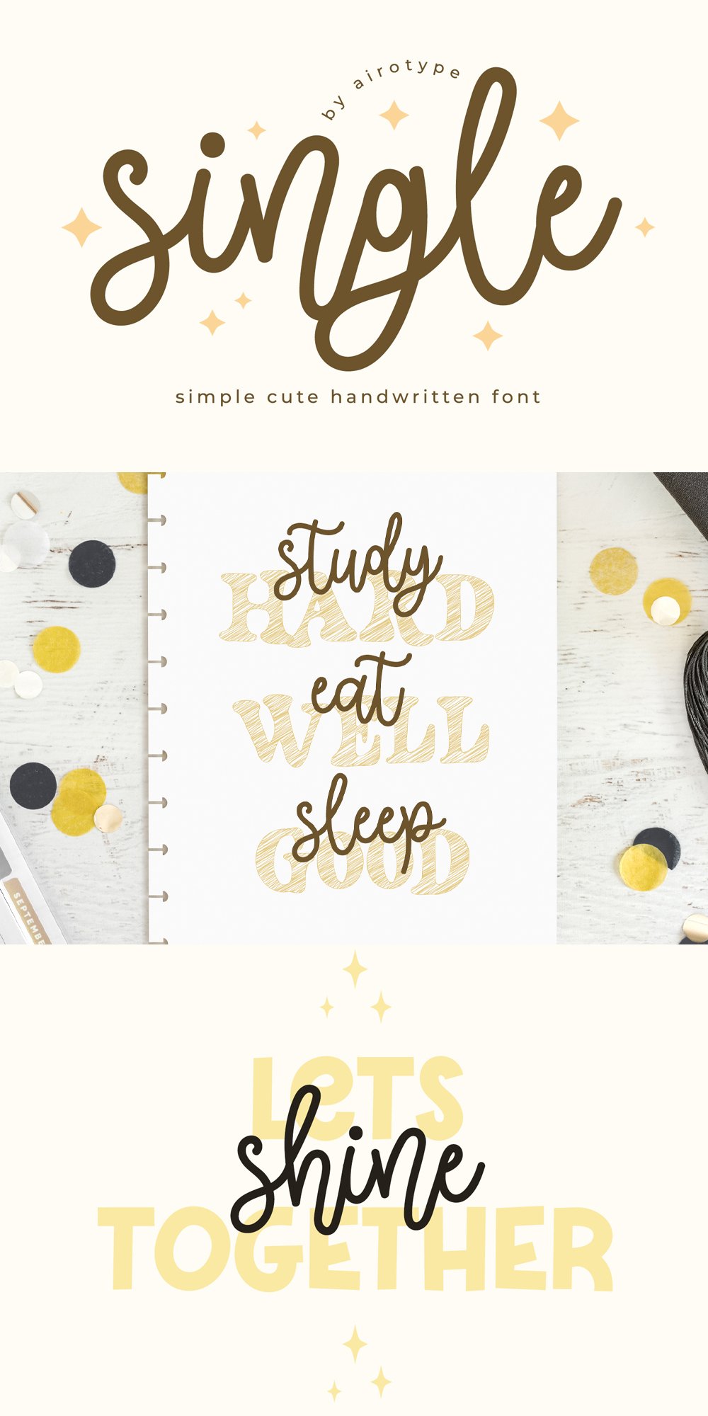 Single - Cute Monoline Font