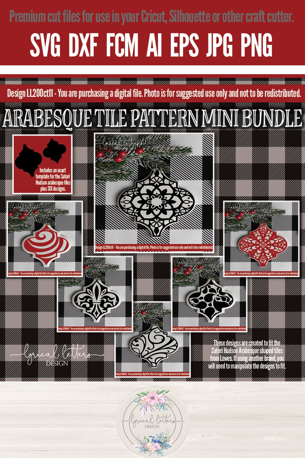 Patterns for Arabesque Tiles Bundle LL20Oct11