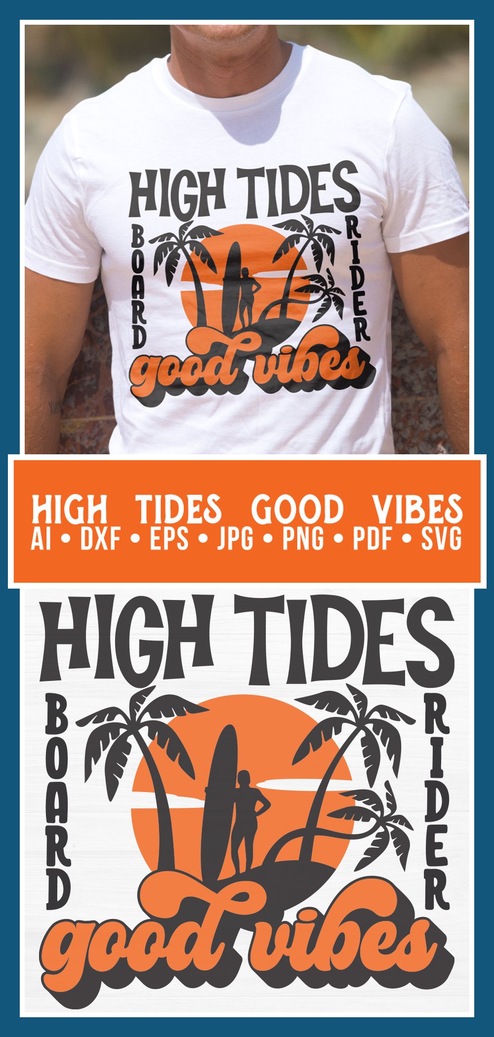 High tides good vibes SVG