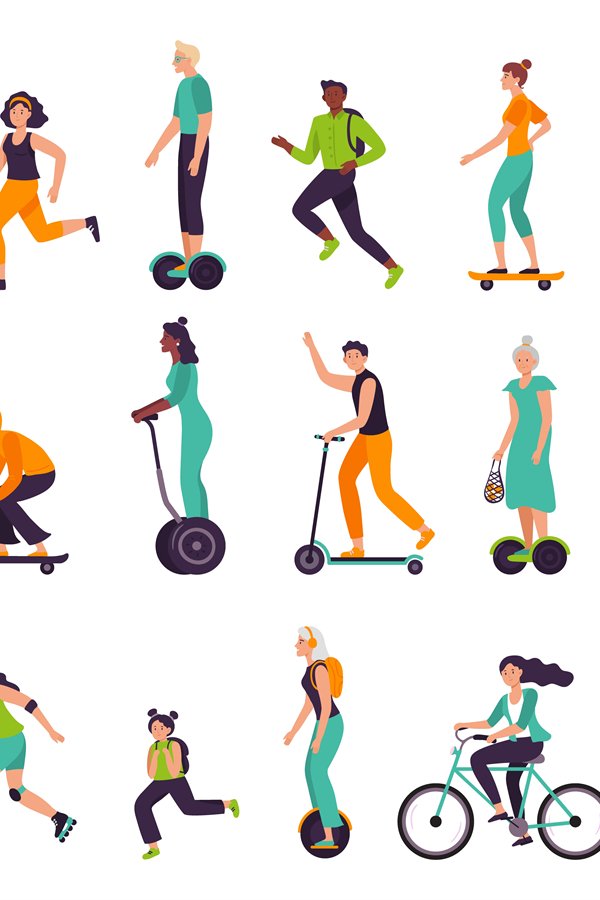 Active people. Healthy lifestyle, outdoor activities, runnin