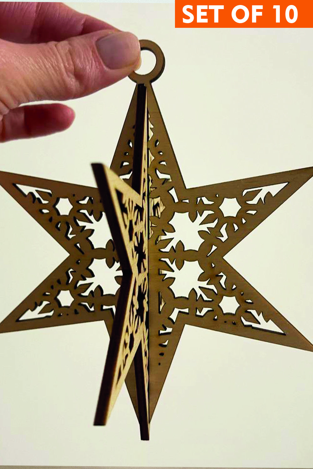 CHRISTMAS STARS Bundle, 3D Model Home Decoration, Snowflake