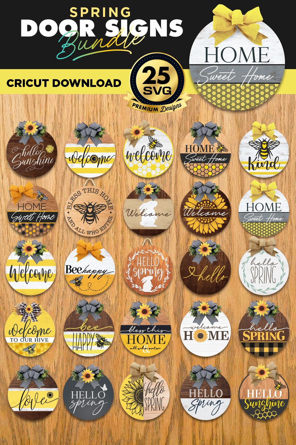 SPRING Door Signs MEGA Bundle