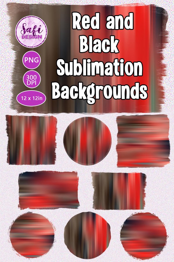 Red and Black Sublimation Backgrounds