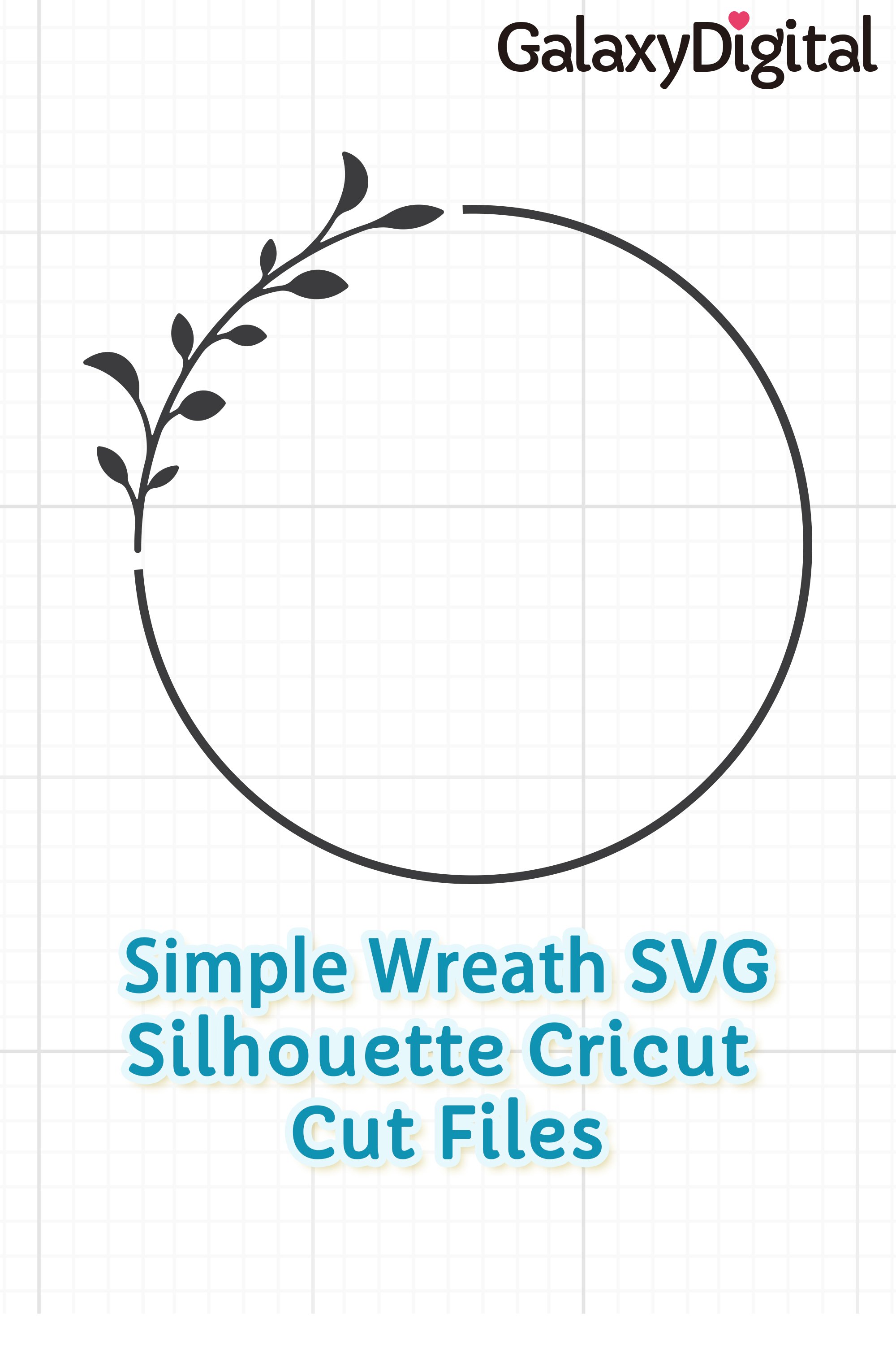 Simple Wreath SVG, Wreath Frame SVG, Wedding SVG - (1275283)