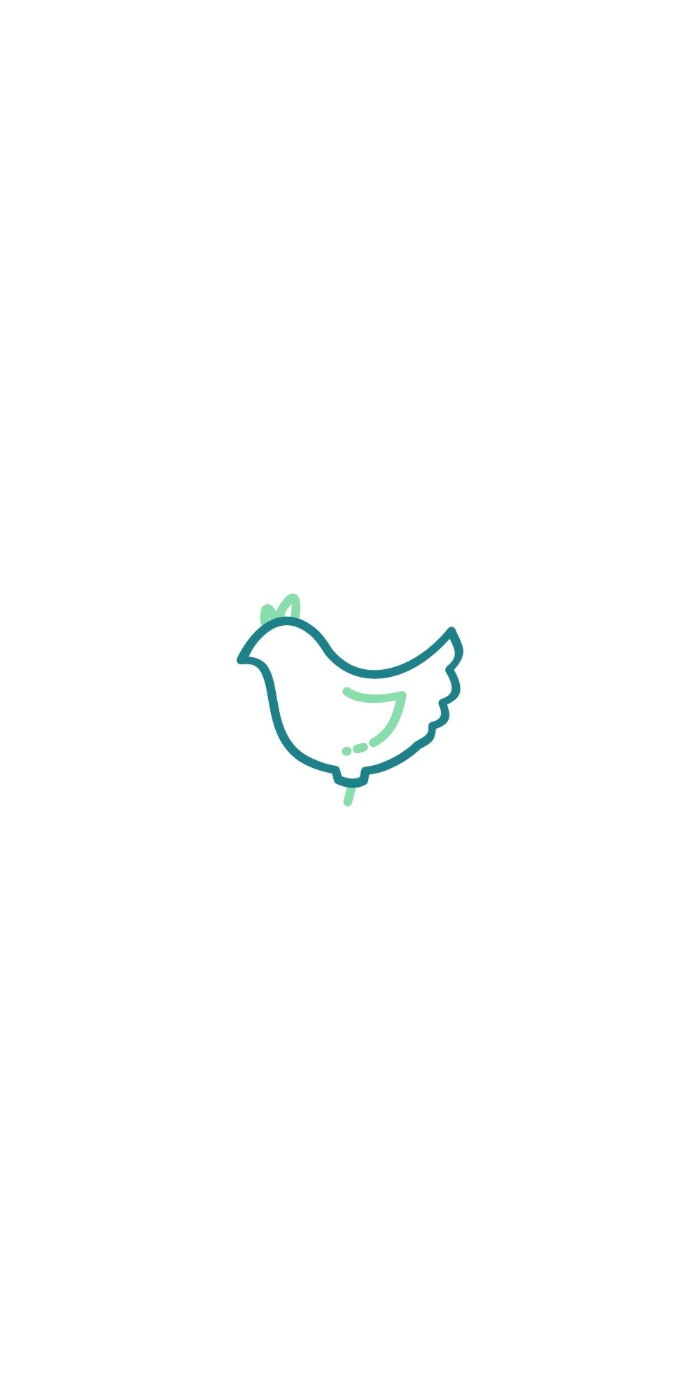 Chicken icon vector illustration with outline (2331751)