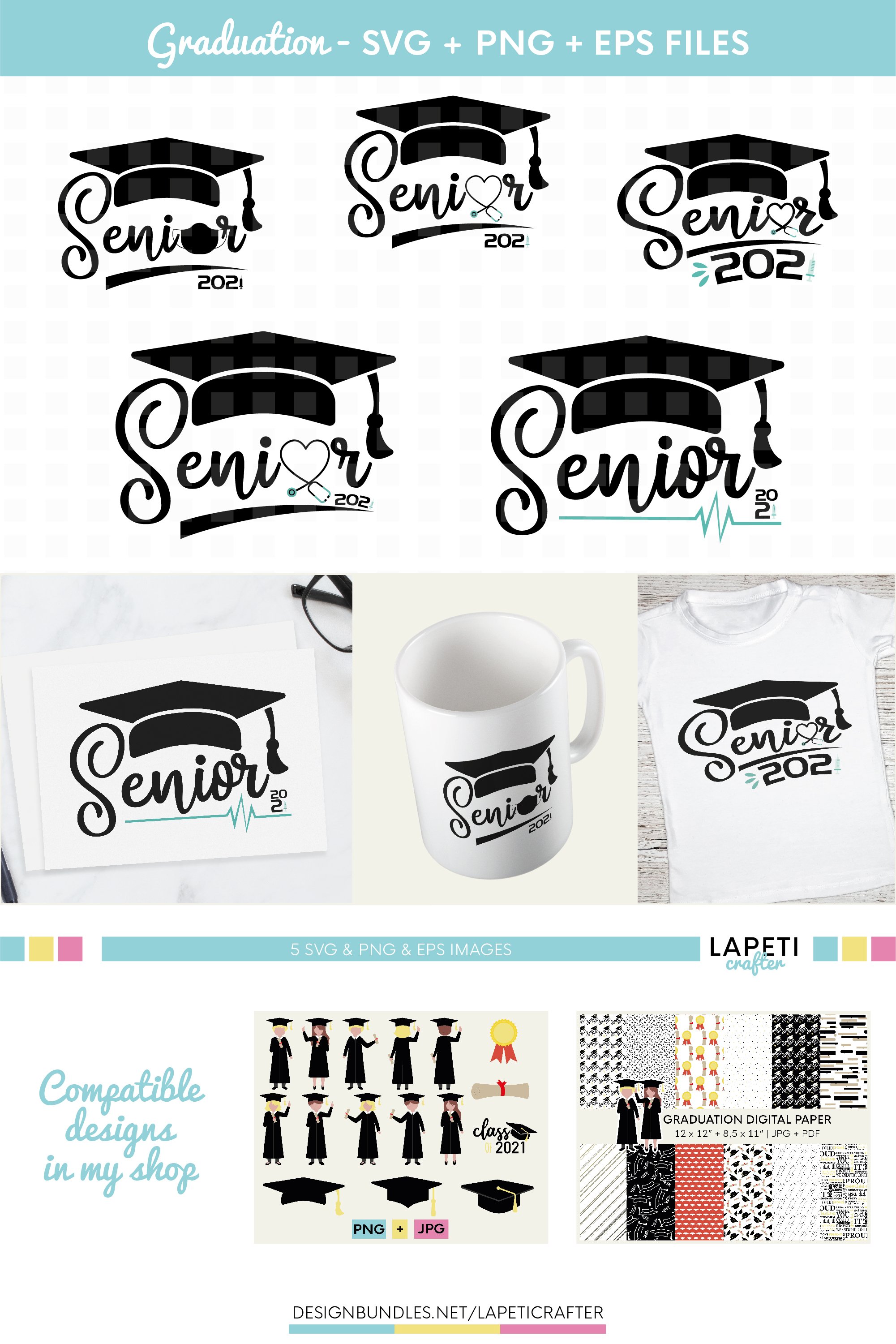 SVG senior class of 2021 | SVG for graduation parties