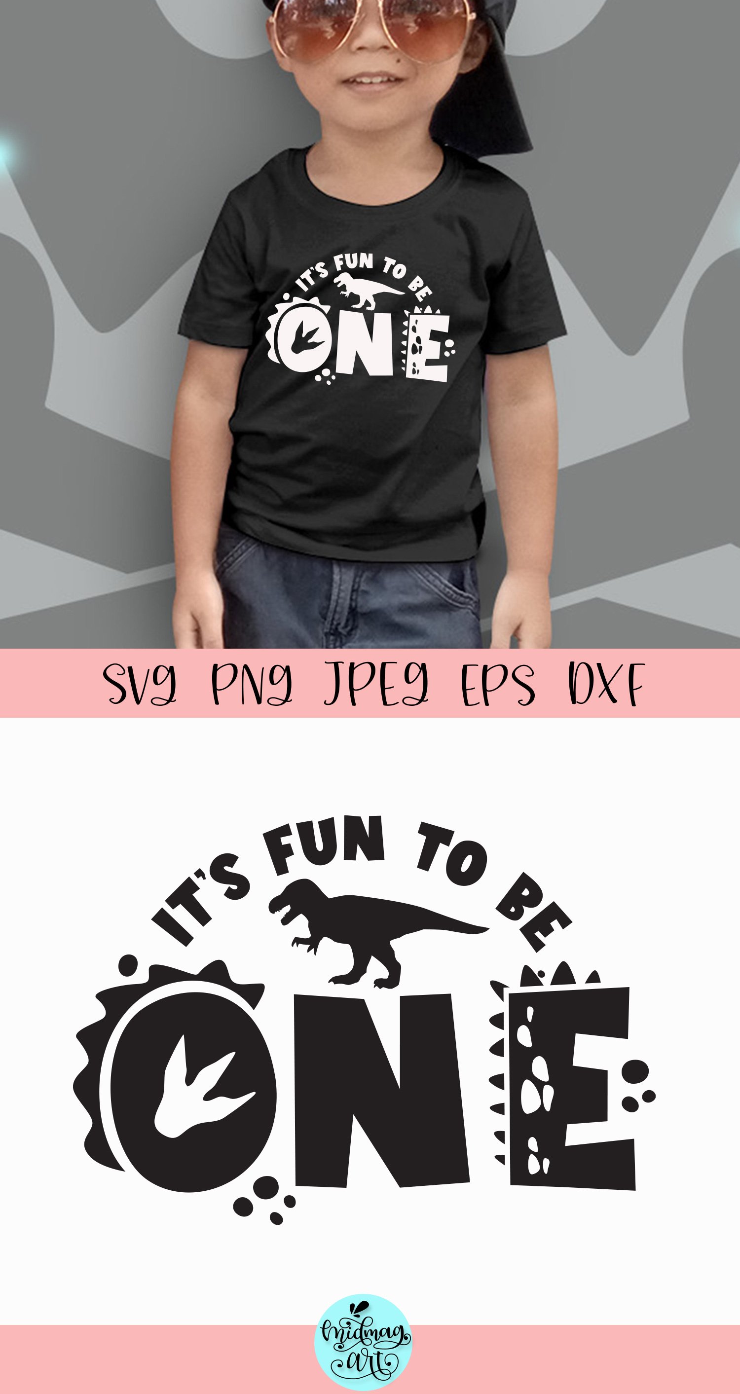 It's more fun to be one svg, birthday cut file