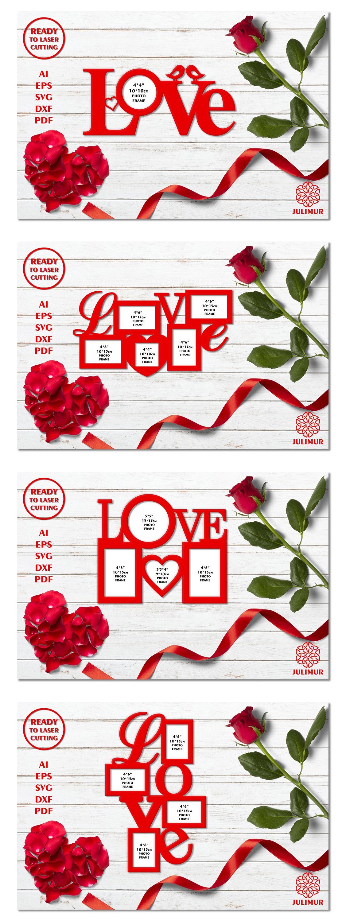 Photo Frames with sign Love, Frame for Love Story (1105272)