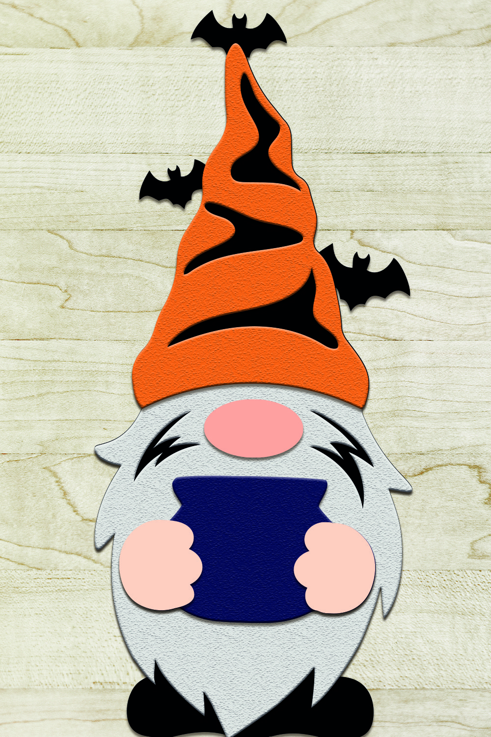 Halloween Gnome Topper Cut File