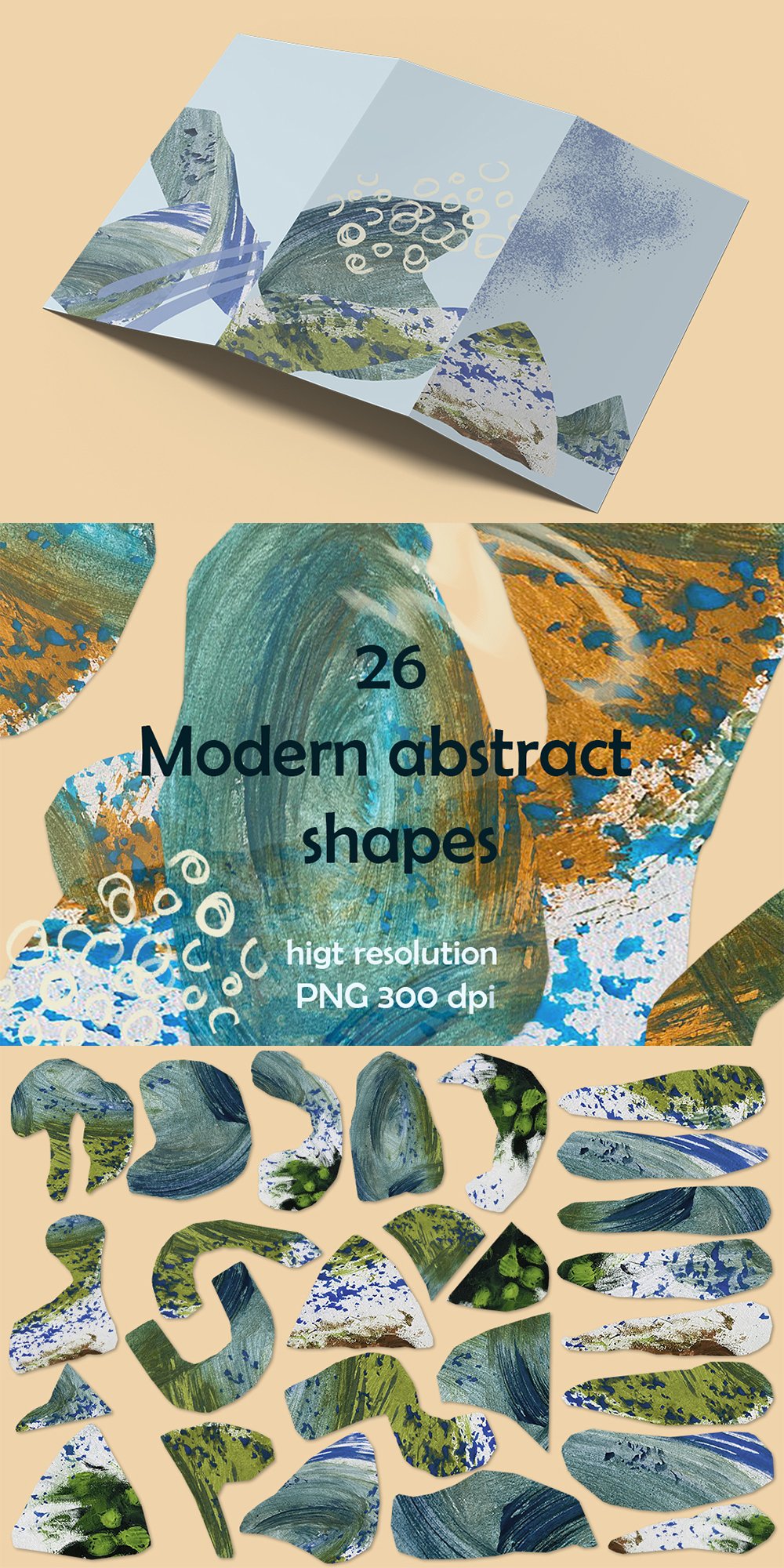 26 Modern abstract shapes