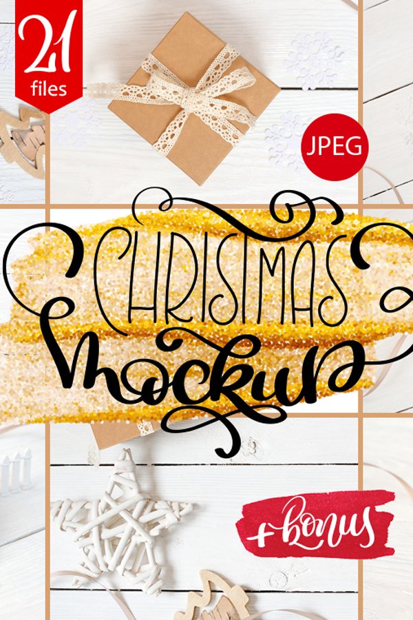 Christmas Mock Up Photos Collection 1