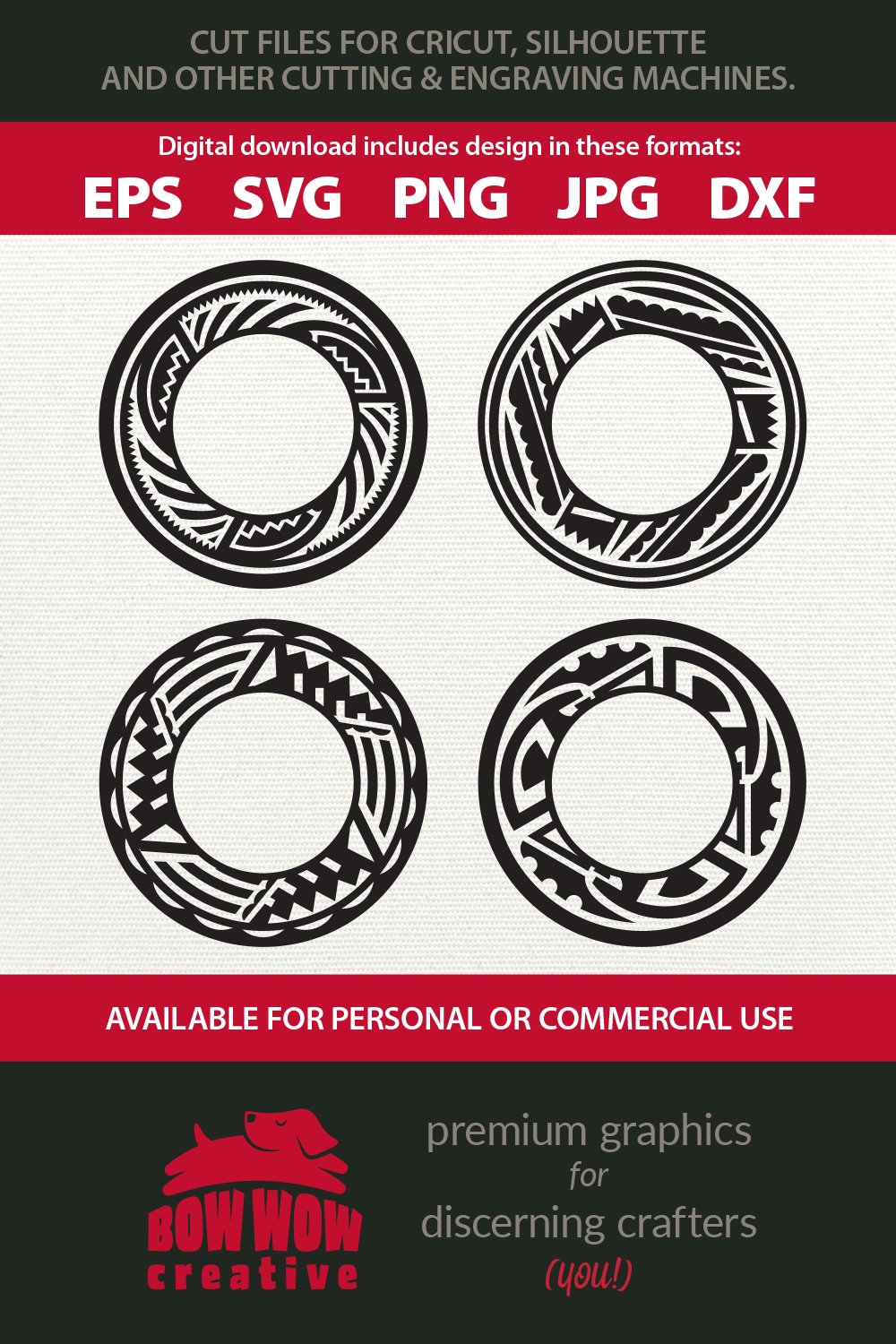 Native American Southwestern Circles Monogram Frame Bundle
