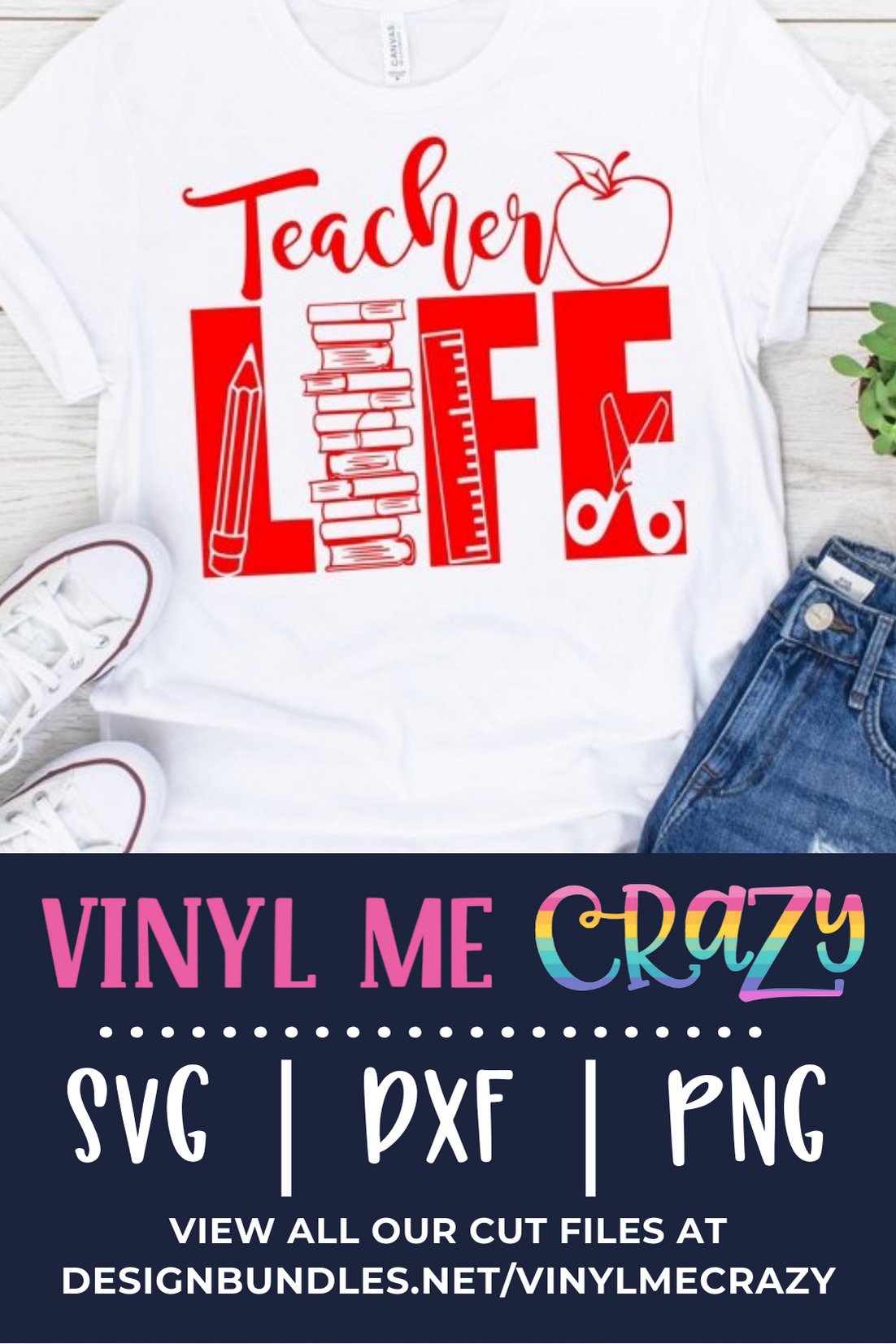 Teacher Life SVG DXF PNG (91361)