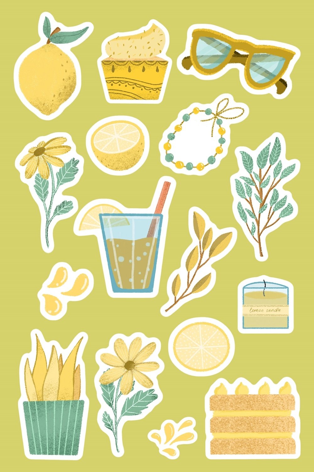 Lemonade sticker pack