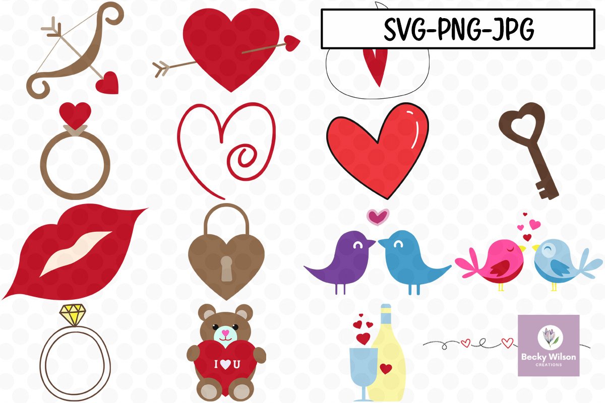 Valentine SVG Bundle (1140658)