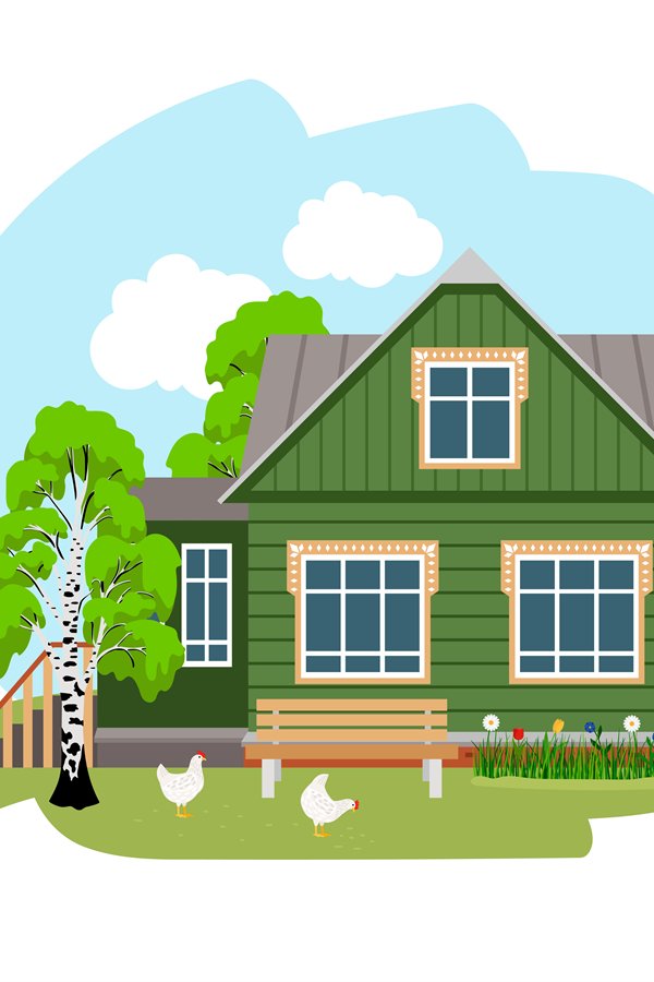 Summer house in village