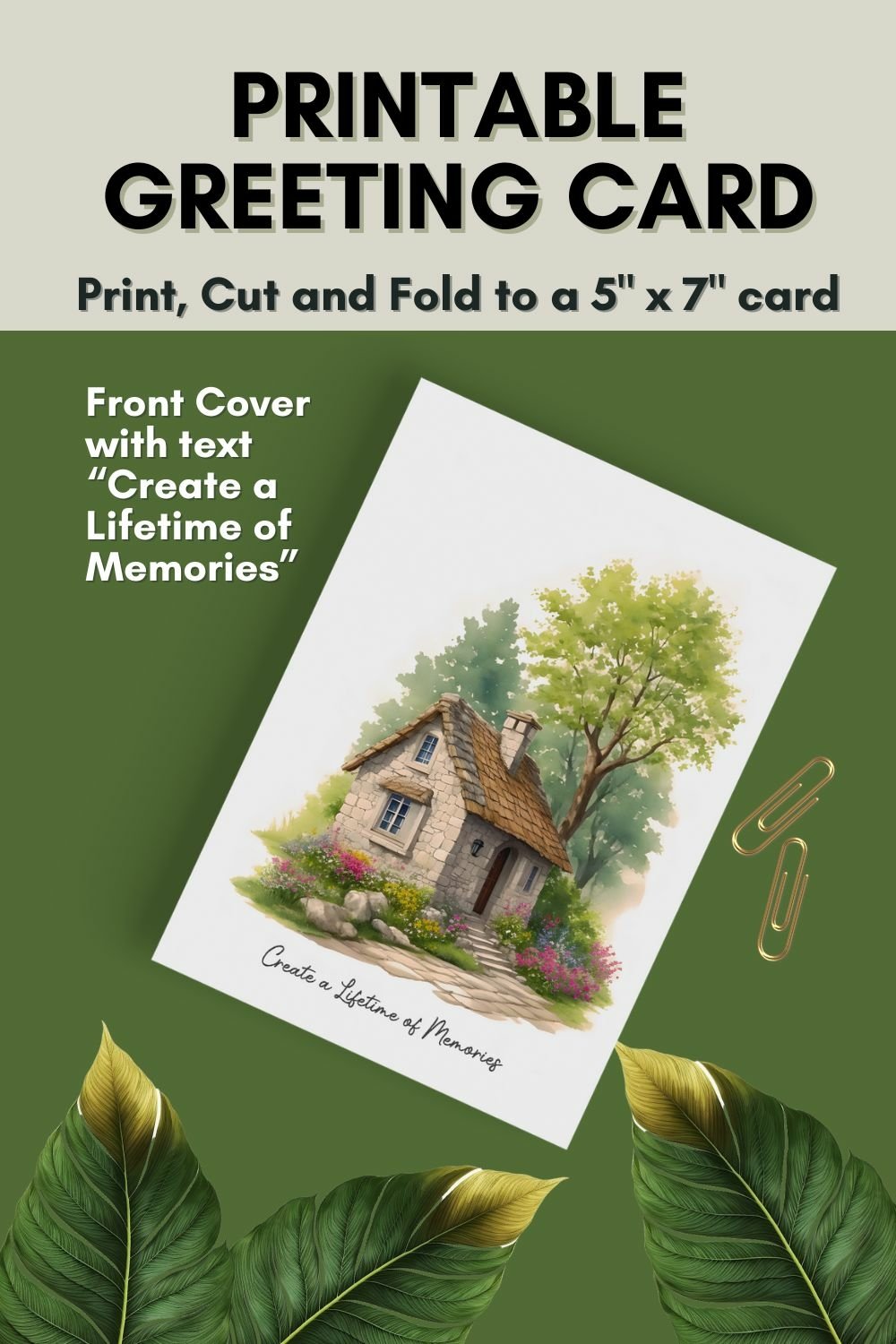 Printable Digital Greeting 5x7