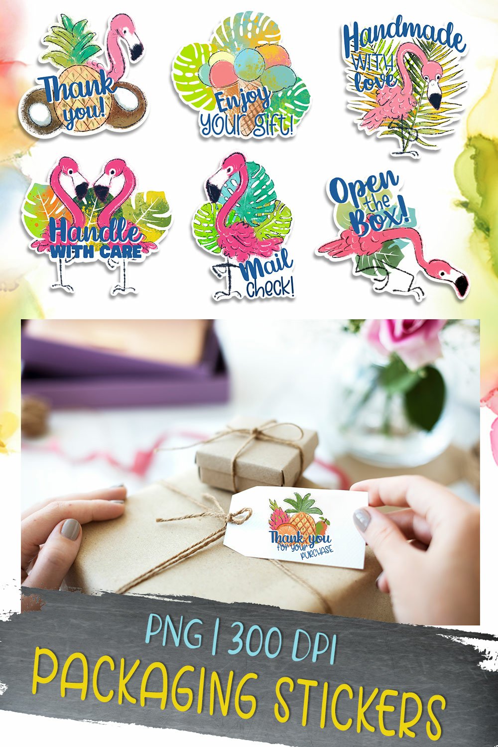 Summer Packaging Sticker Bundle
