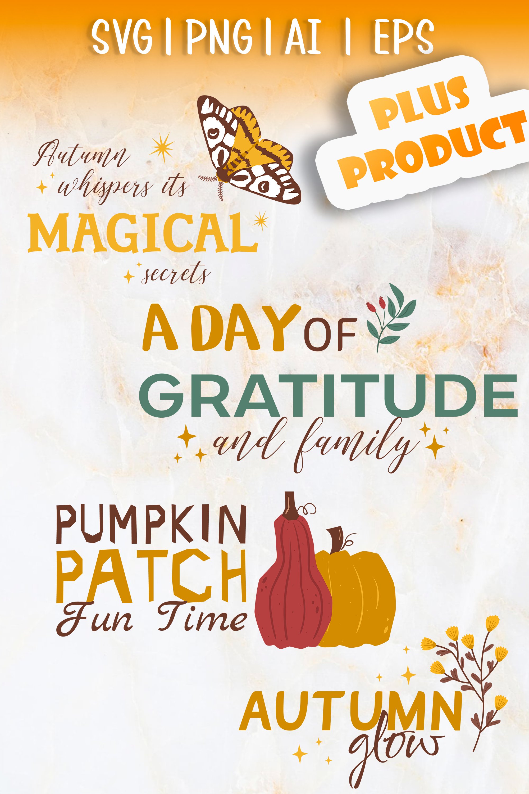 Autumn Quote calligraphy lettering SVG (4436593)