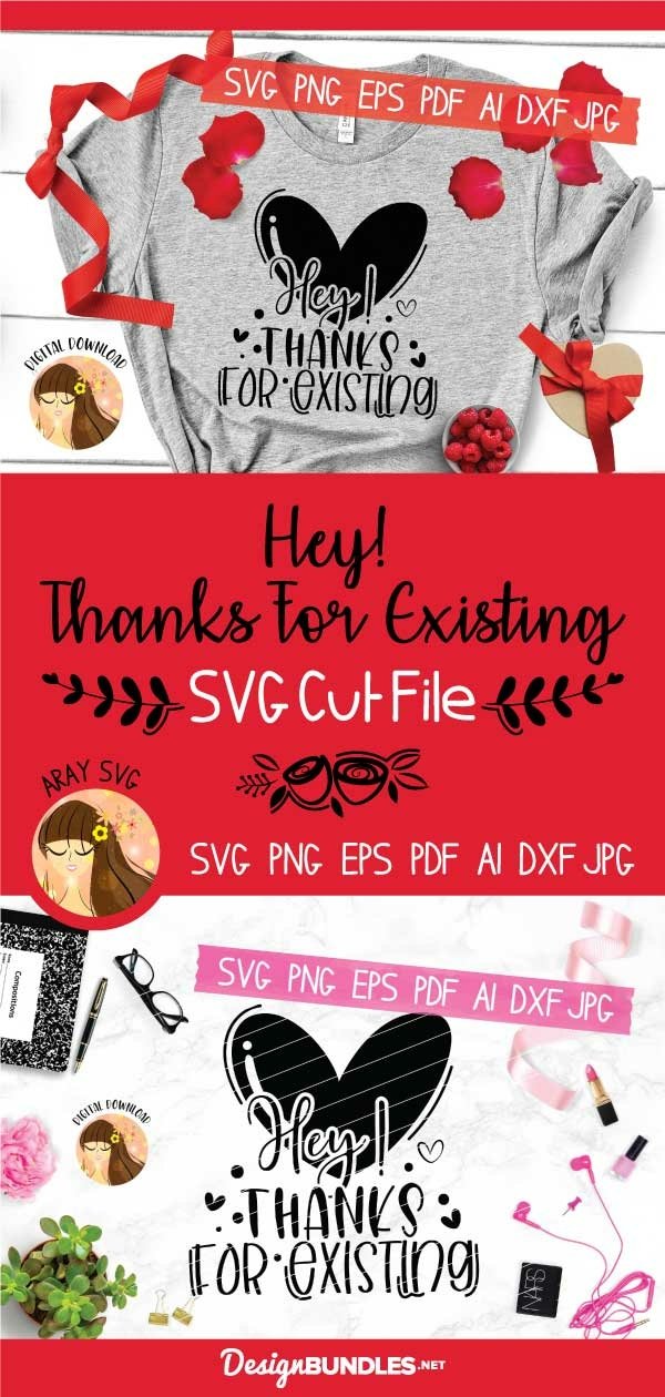 Hey! Thanks For Existing Svg