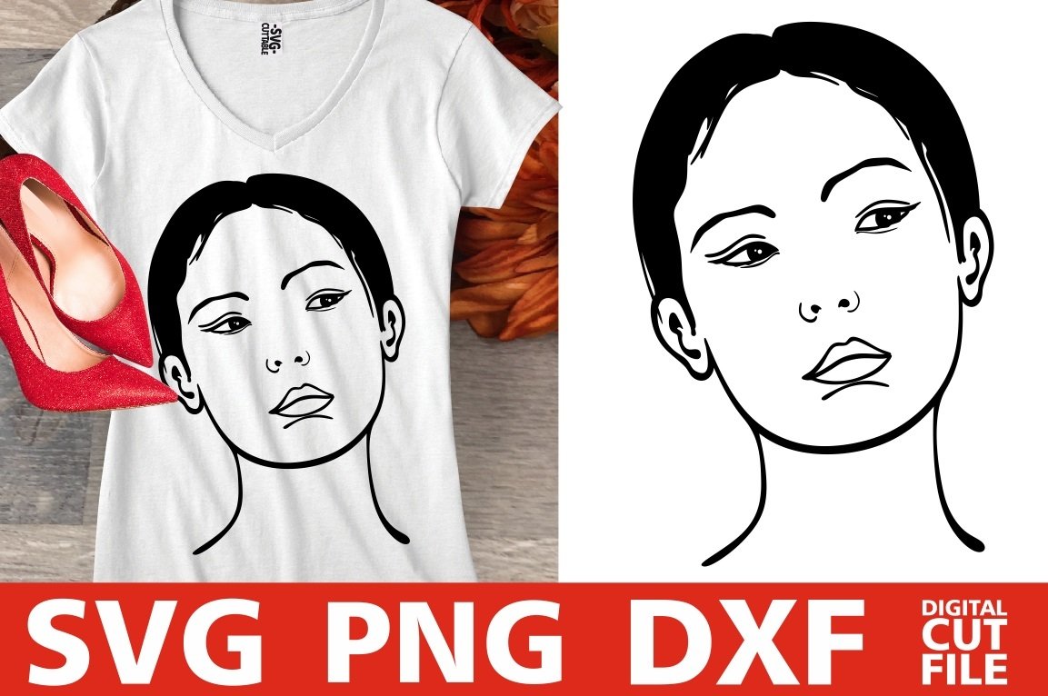 Beauty Asian Woman svg, Japanese svg, Geisha svg, Filipino