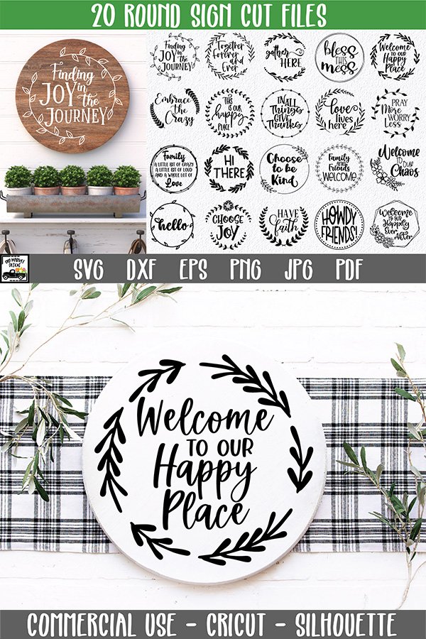 Round Sign SVG Files - Round Sign Bundle Volume 2 (1207222)