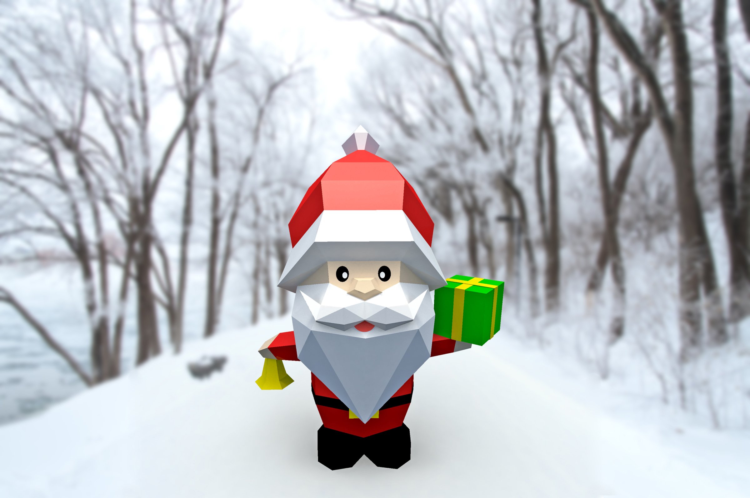 DIY Santa Claus - 3d papercraft (1087006)