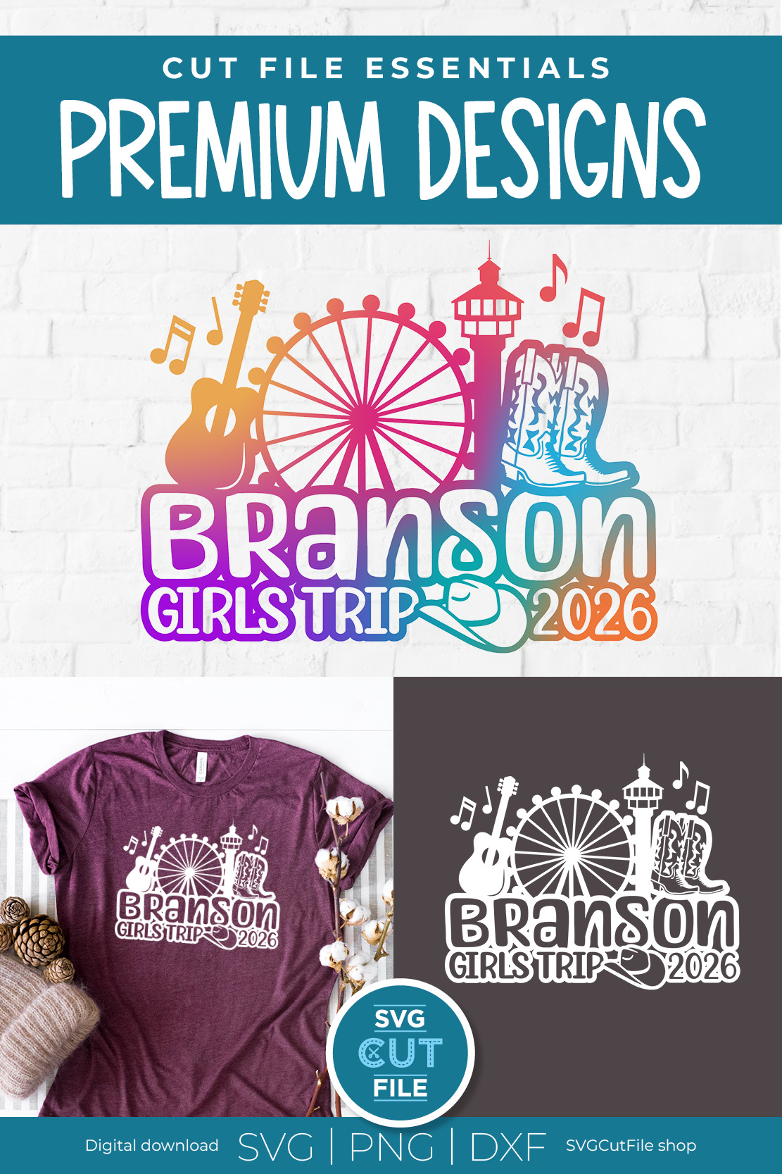 2026 Branson Girls trip svg - Branson MO Family vacation
