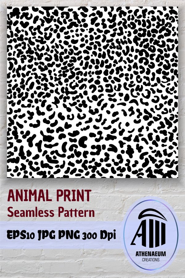Jaguar animal print seamless pattern. Cheetah digital paper.
