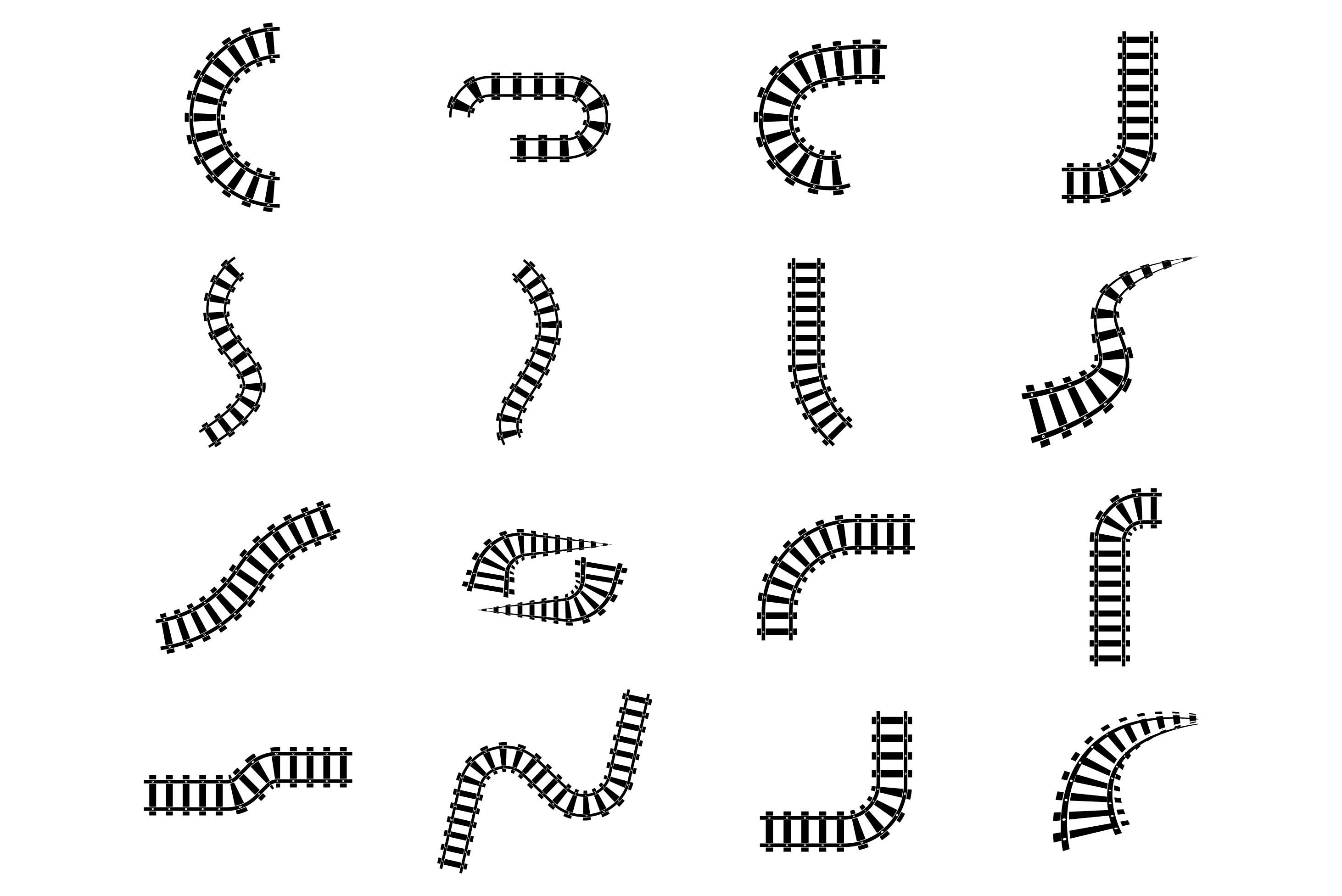 Train line logo and symbol vector (1330394)